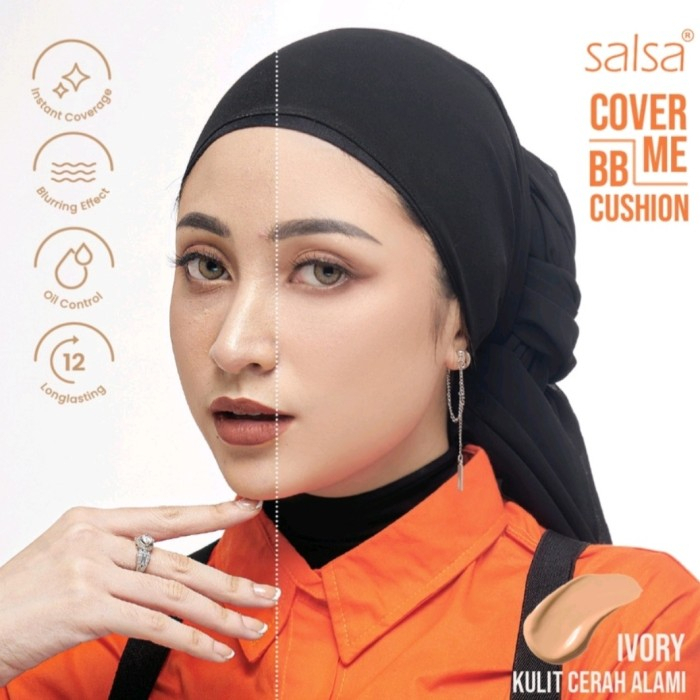 Jual SALSA COVER ME BB CUSHION SEMI MATTE MEDIUM COVERAGE FOUNDATION ...