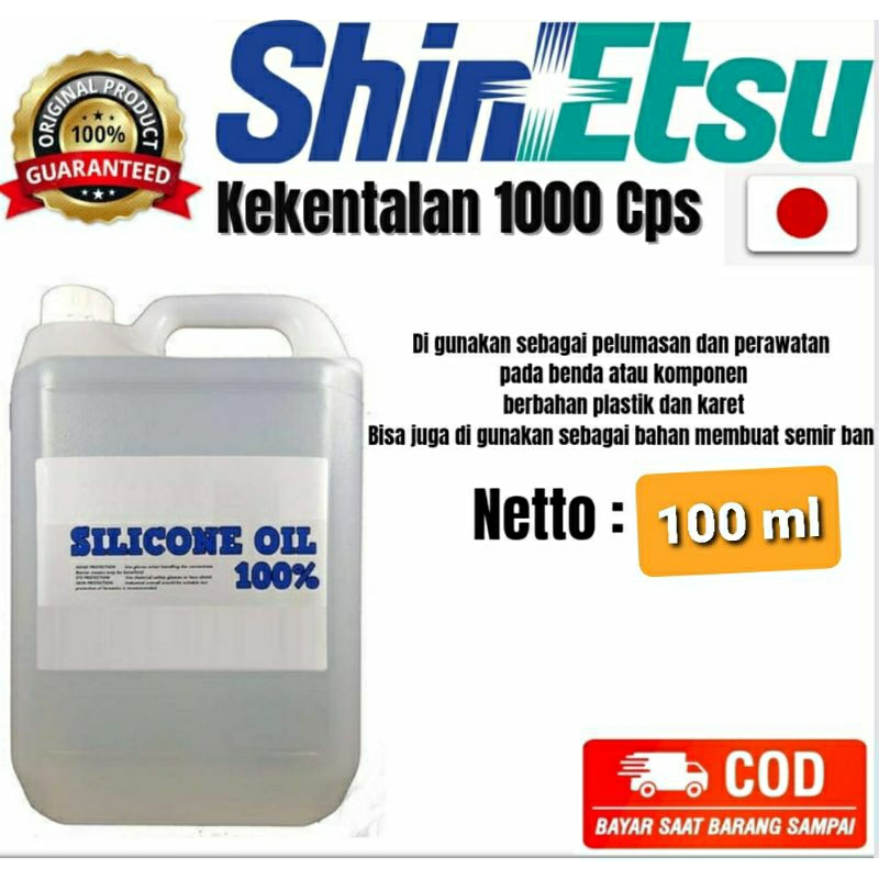 Jual silikon oil 1000 cps SHINETSU JAPAN | Shopee Indonesia