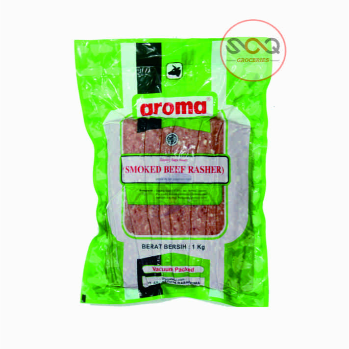 Jual Smoked Beef Brisket Rasher Aroma 1 Kg | Shopee Indonesia