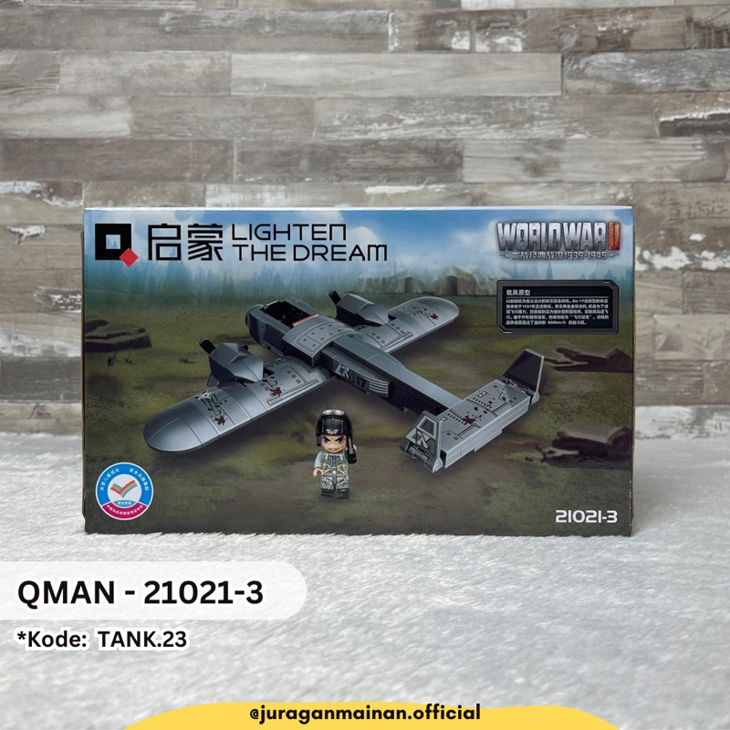 Jual QMAN TOYS World War II Mini Box Set - Bricks Blocks Bongkar susun brick block Mainan ...