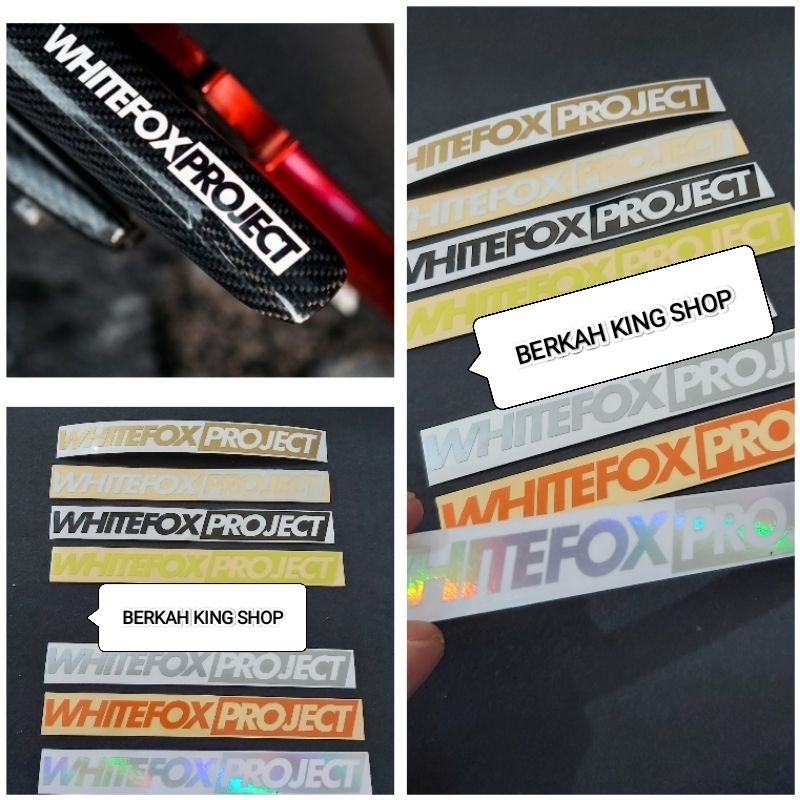 Jual stiker sticker white fox project cuting cutting | Shopee Indonesia