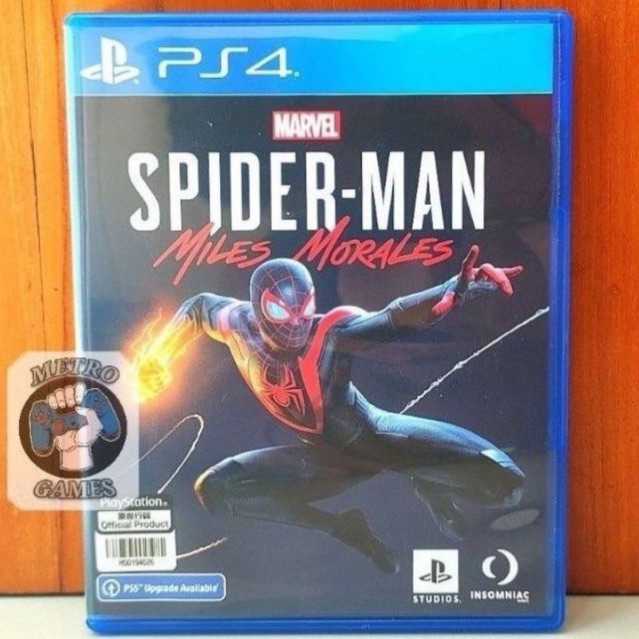 Jual PS4 Spiderman Miles Morales Kaset Spider-Man Milesmorales ...