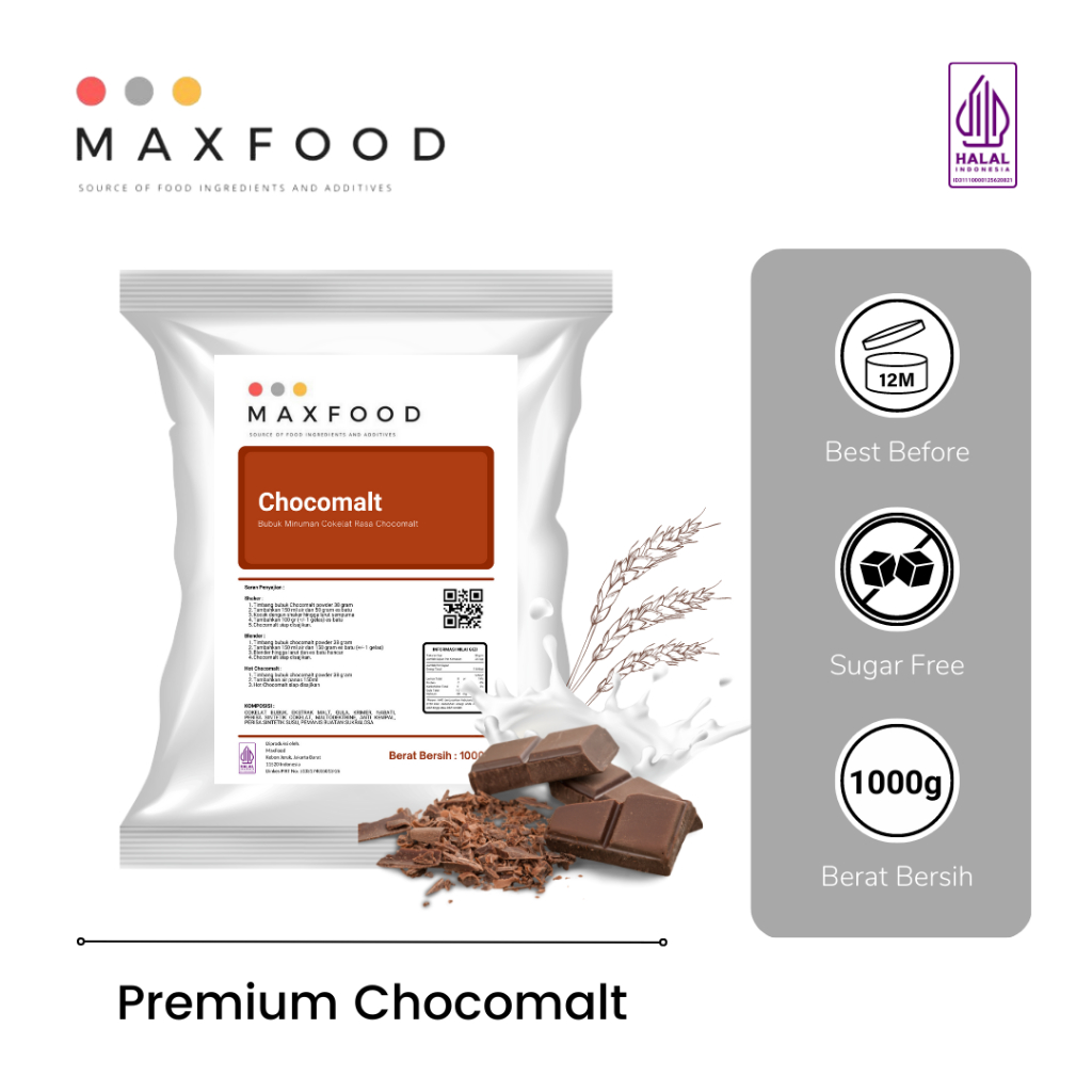 Jual Premium No Sugar - Chocomalt Drink/Bubuk Minuman Chocomalt 1 Kg ...