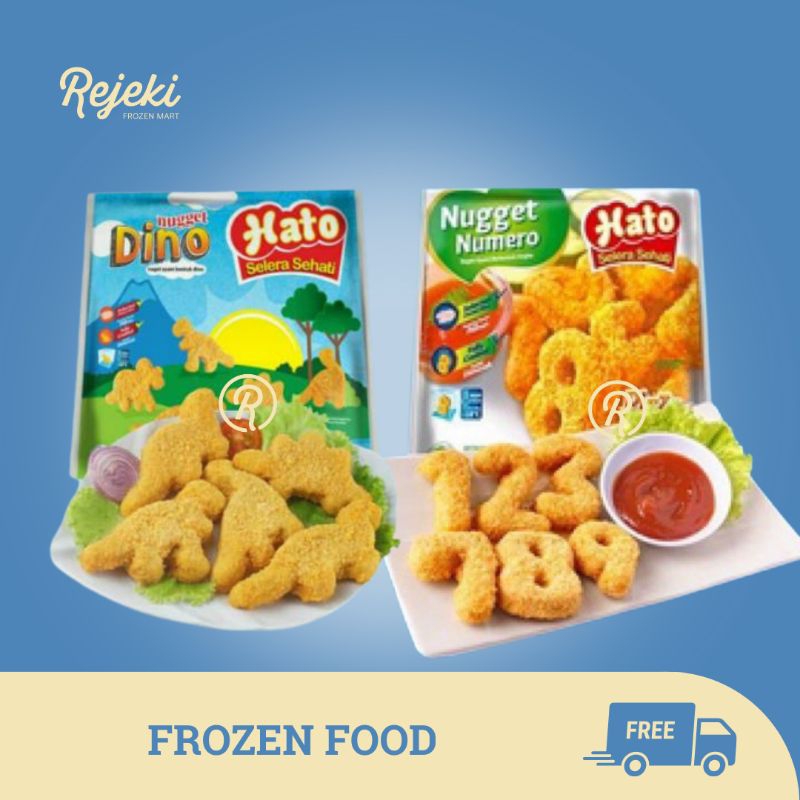 Jual Hato Chicken Nugget Naget Ayam Numero / Dino - Rejeki Frozen Mart | Shopee Indonesia