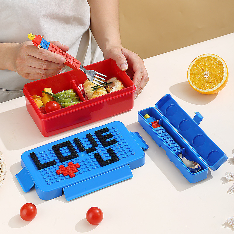 Jual TweedyToys - Kotak Makan Lego / Sendok Makan Lego / Lego Set Lunch ...