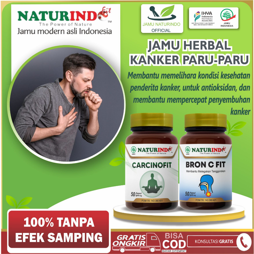 Jual Obat Herbal Kanker Paru Paru Tumor Herbal Naturindo | Shopee Indonesia