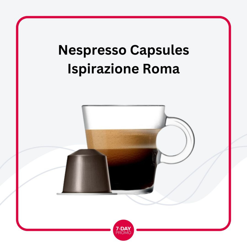 Jual Nespresso Capsules Ispirazione Roma Kopi Kapsul Eceran | Shopee ...