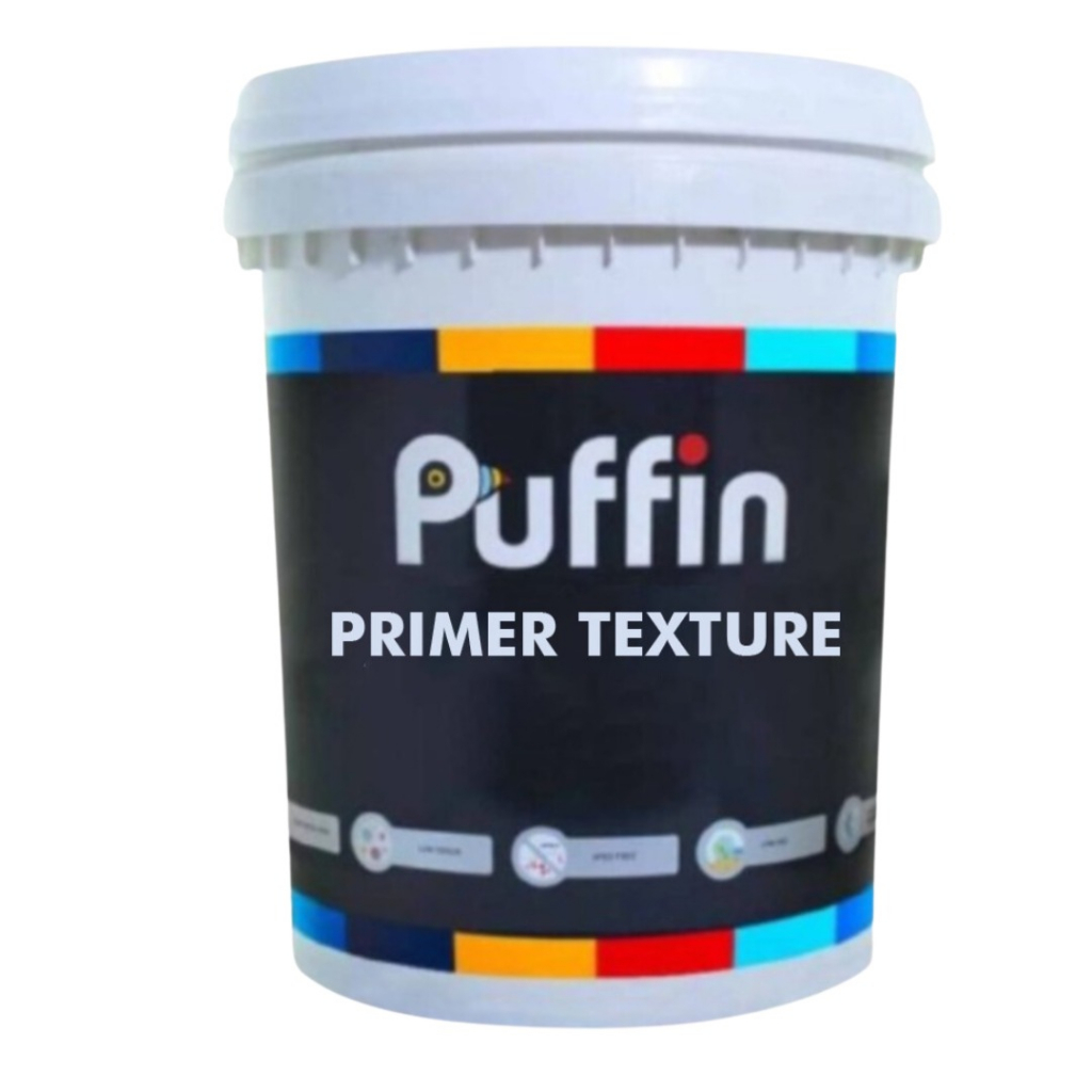 Jual Cat Dasar Tembok Tekstur Puffin Primer Texture 20 LTR | Shopee ...