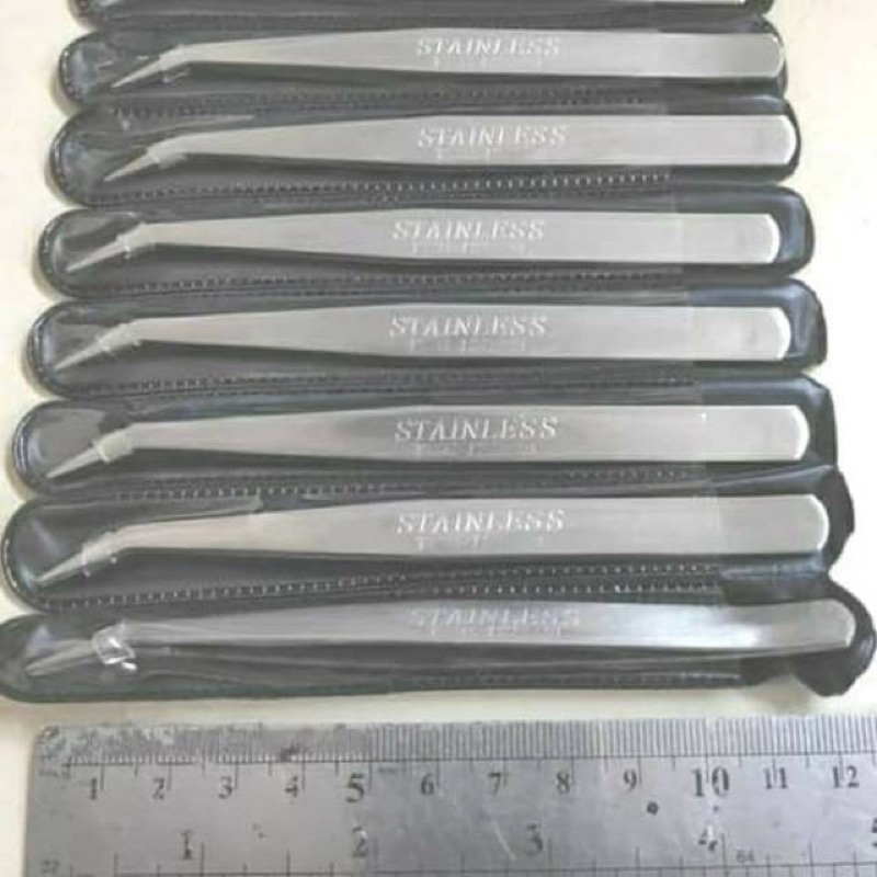 Jual Pinset Bengkok TWE Panjang 125 MM - Pinset 125B Tebal 1mm | Shopee ...