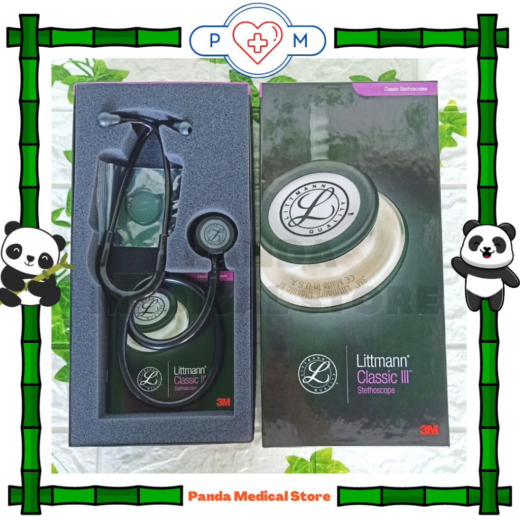 Jual Stetoscope / Stetoskop Littmann Classic III Full Black Edition ...