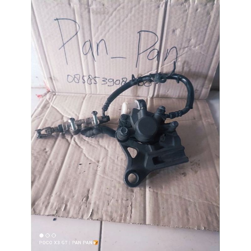 Jual pengereman remset kaliper+master rem belakang set r25 mt25 ...
