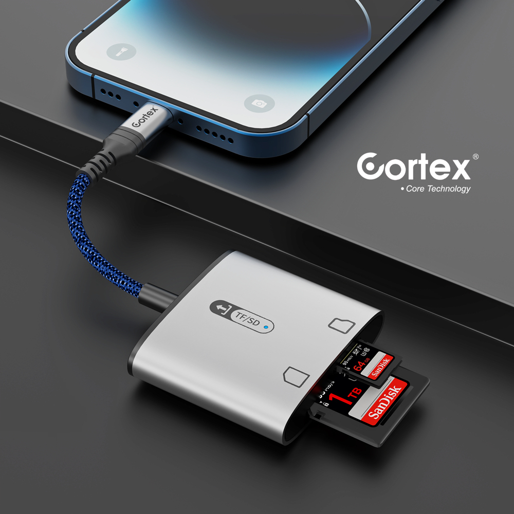 Jual Cortex Power - MH387 iPhone / iPad To SD/TF Card 2in1 Card Reader ...
