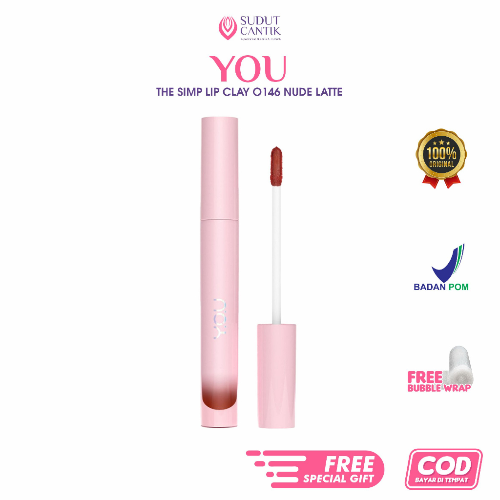 Jual Sudut Cantik - YOU Simplicity Cotton Lip Clay | Lip Stain Lipstick ...