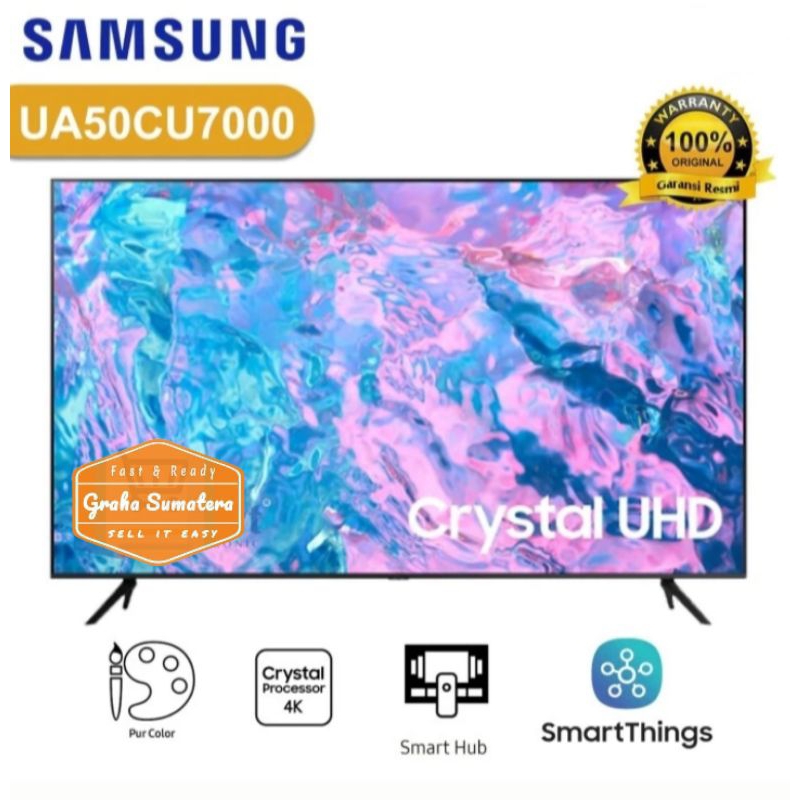 Jual Samsung Smart TV 50Inch Crystal 4K UHD Murah Medan | Shopee Indonesia