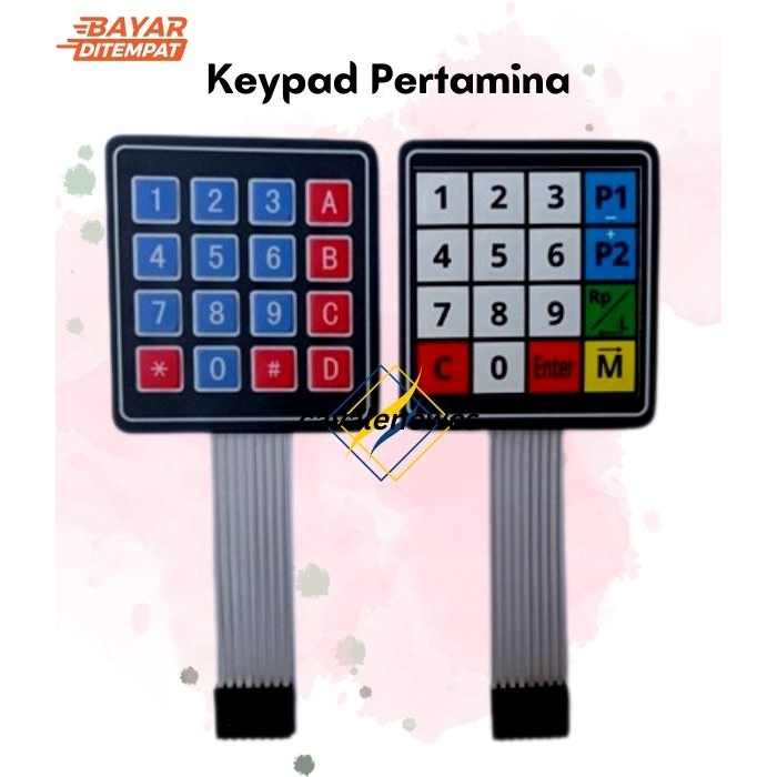 Jual Tombol Keypad Mesin Pertamini Original Standar Kipet Pom Mini 4 x ...