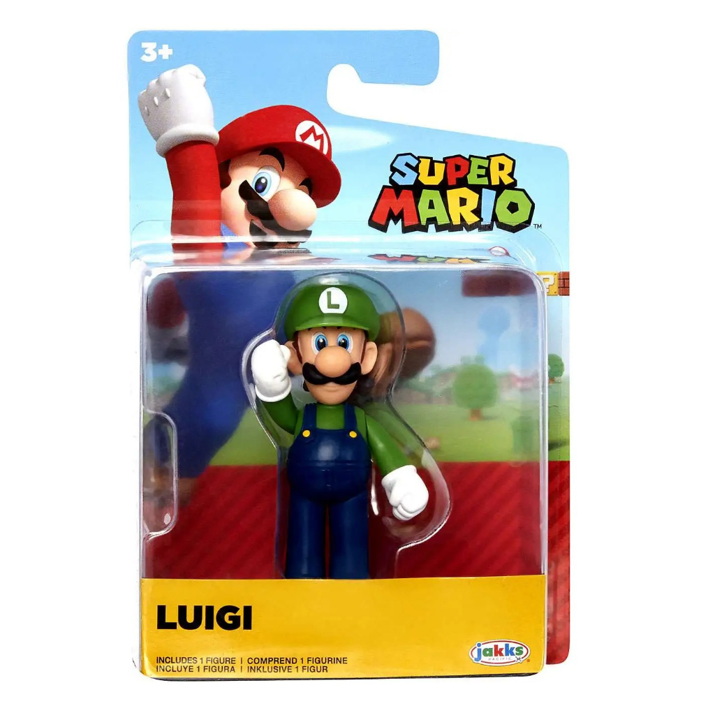 Jual Super Mario 2.5" Figure - Luigi (Standing) | Shopee Indonesia