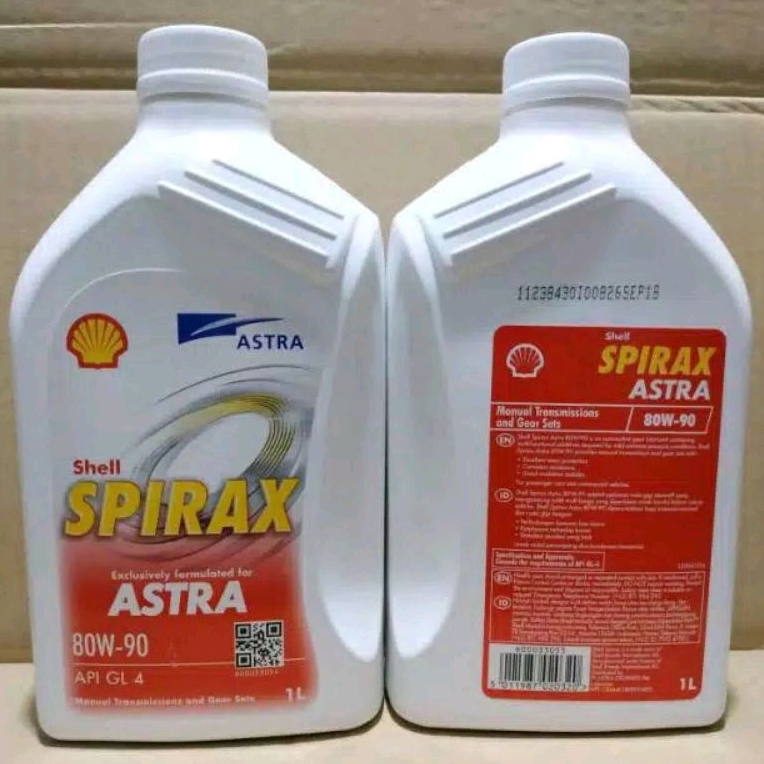 Jual Oli SHELL SPIRAX ASTRA 80w-90 (1liter)/Shell Spirax MultiGrade GL-4 | Shopee Indonesia