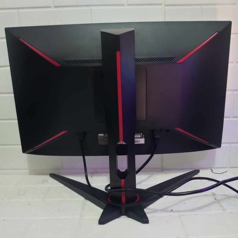 Jual Monitor gaming curve 144Hz AOC C24G1 24 inch + dus lengkap ...
