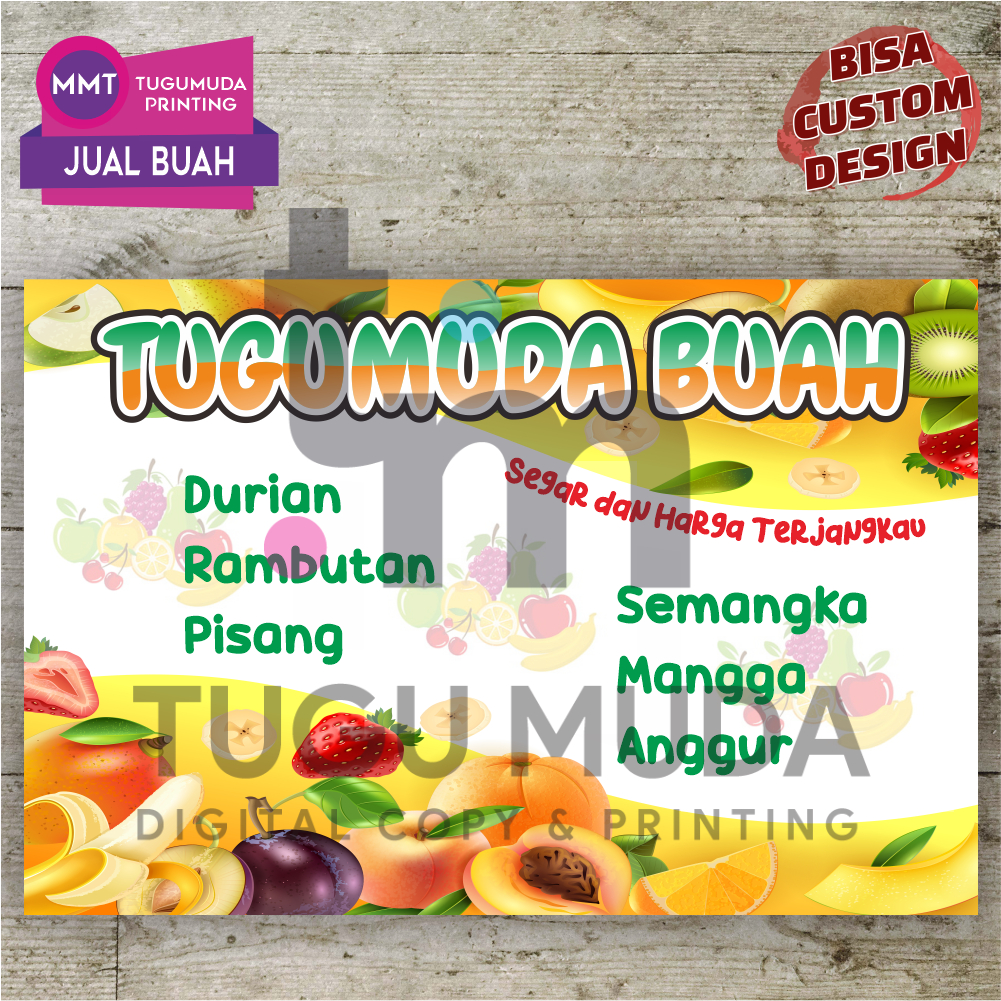 Jual Cetak Spanduk|Banner|MMT - JUAL ANEKA BUAH SEGAR-FRESH-SAYUR HIJAU ...