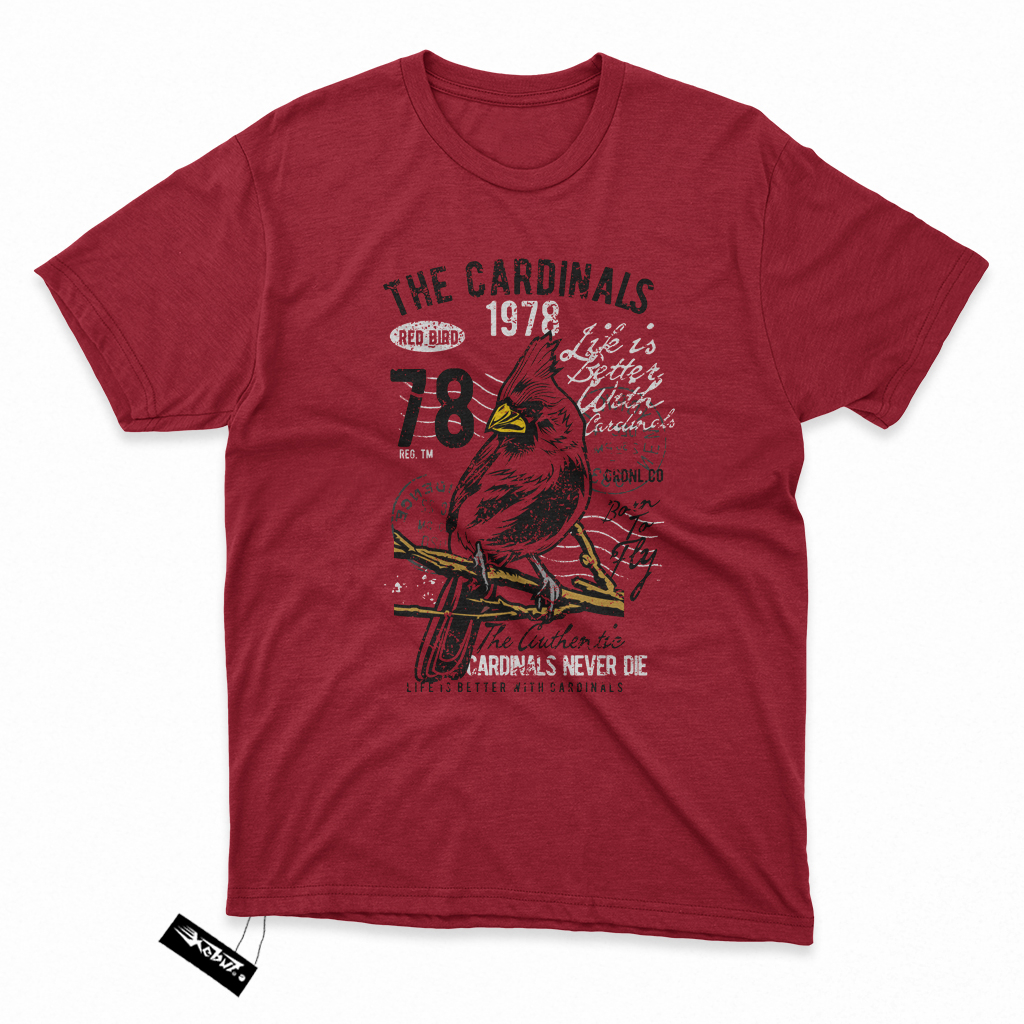 Jual KAOS BURUNG Cardinal Bird - Kain Katun Tshirt / baju distro Keren ...