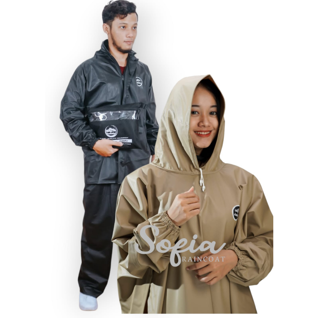 Jual JAS HUJAN SETELAN BAJU CELANA PRIA WANITA KUAT ANTI REMBES BY KALOKA | Shopee Indonesia