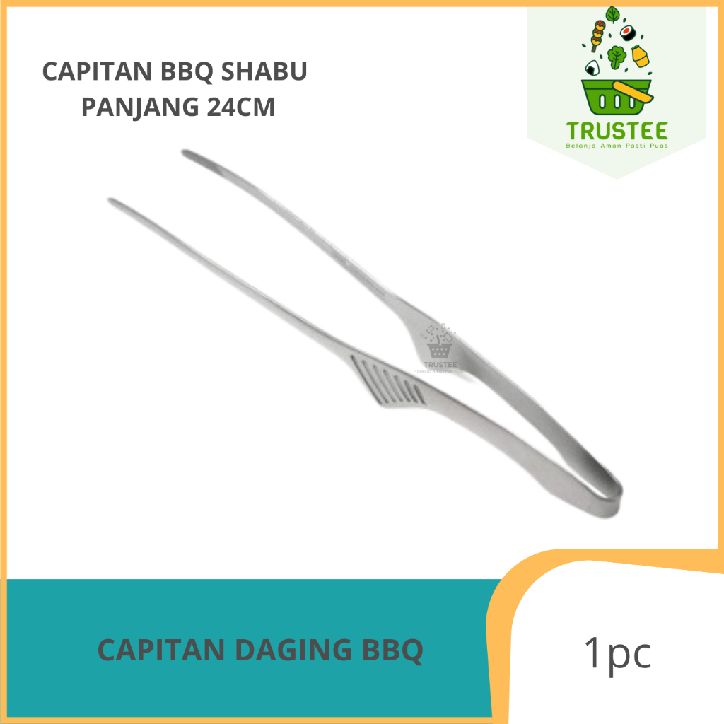 Jual Penjepit Jepitan Capitan Daging Panggang Grill Steak BBQ Shabu ...