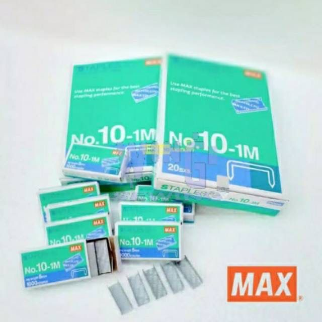 Jual HD10 MAX ISI REFIL STAPLER STAPLES MAX | Shopee Indonesia
