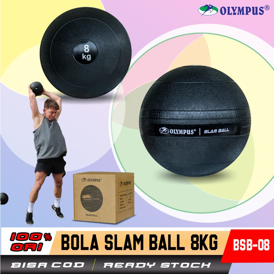 Jual Olympus Bola Slam Ball 8kg BSB8 bola banting | Shopee Indonesia