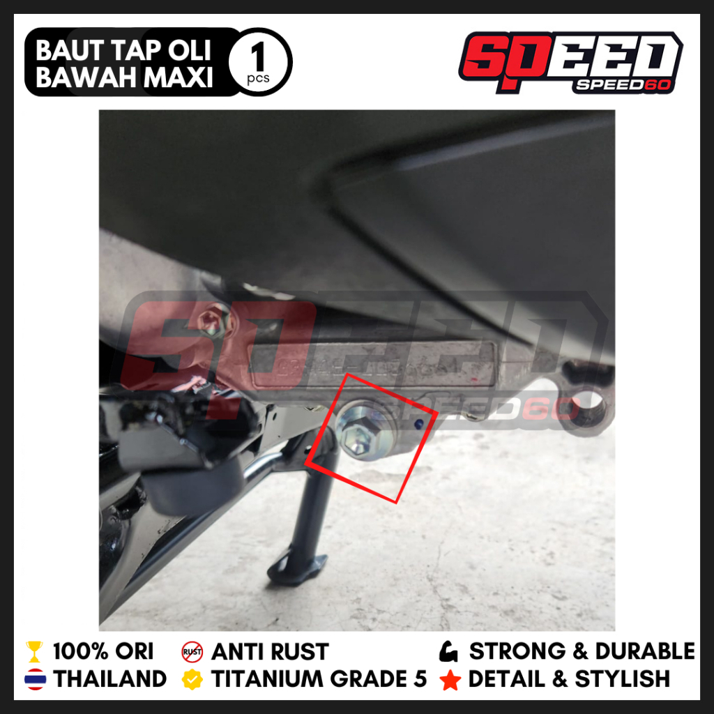 Jual Baut Tap Pembuangan Oli Mesin Bawah Yamaha Nmax Aerox Xmax Lexi ...