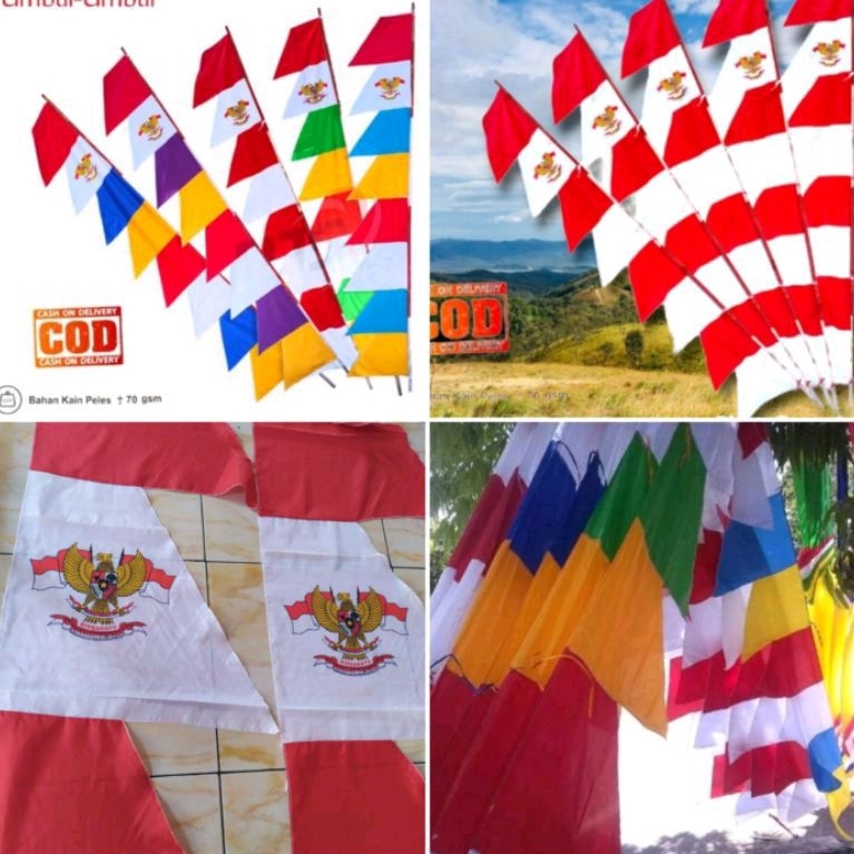 Jual Umbul umbul 8 mata Garuda bijian | Shopee Indonesia