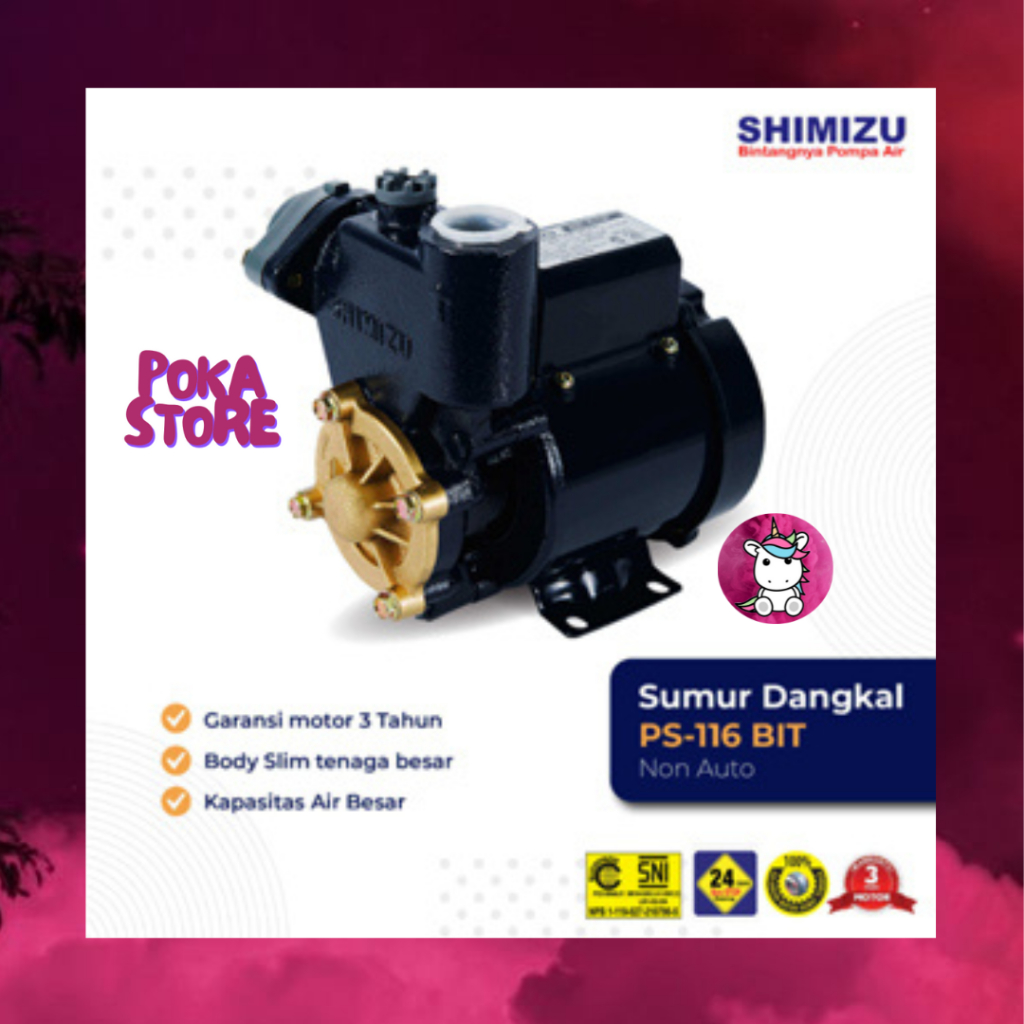 Jual POMPA AIR SHIMIZU - PS 116 BIT | Shopee Indonesia