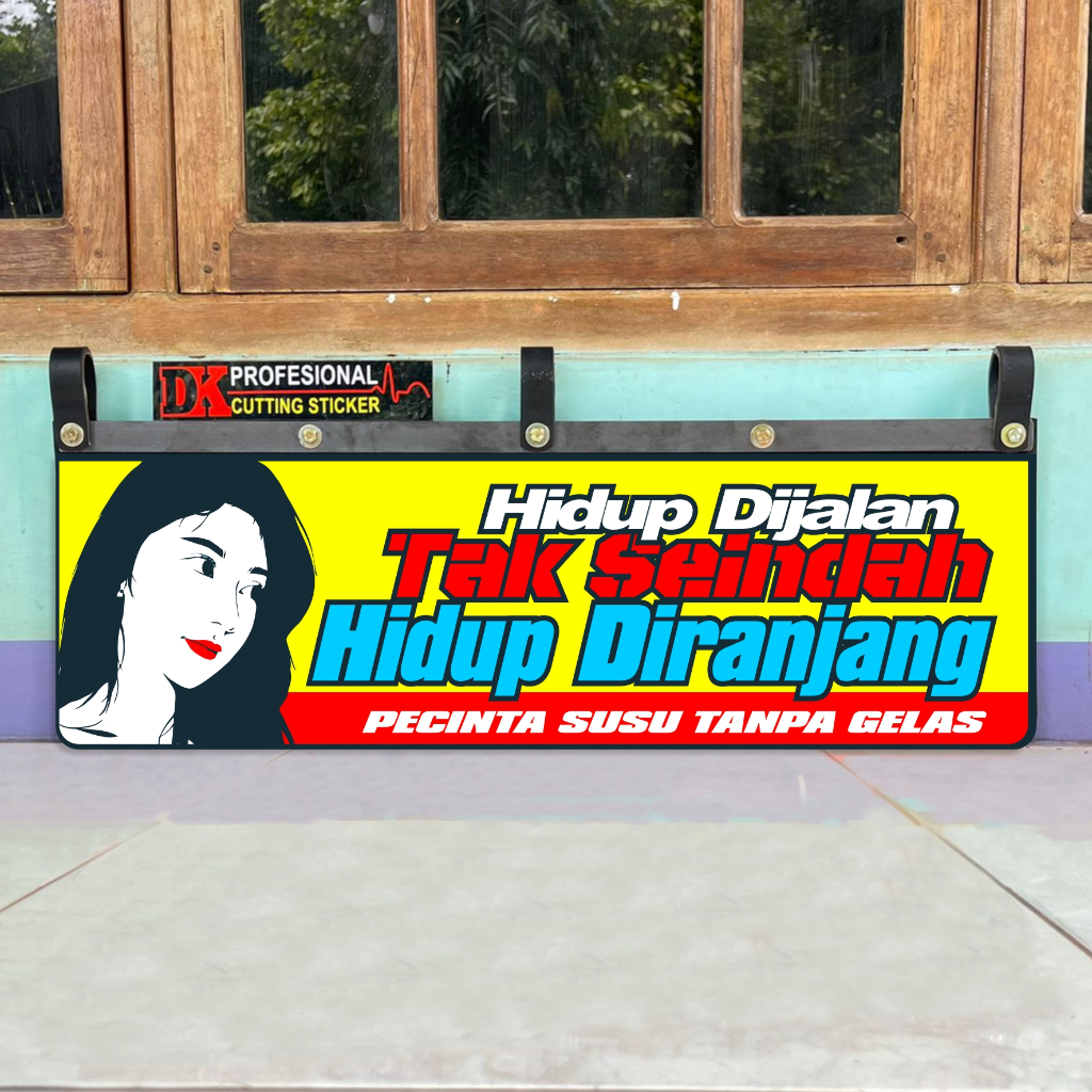 Jual Karpet Kepet Karet Lumpur Variasi Bemper Belakang Truck Bus Travel ...