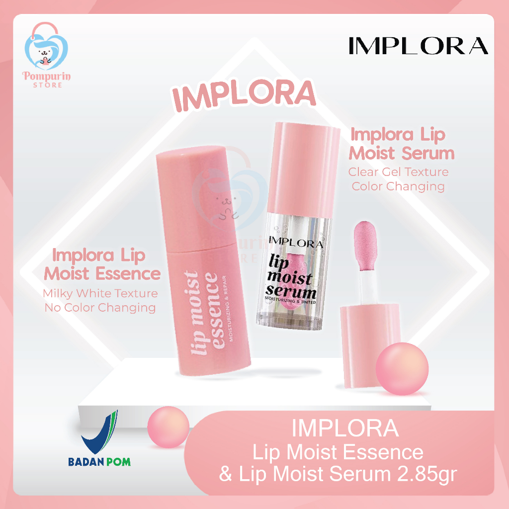 Jual Implora Lip Moist Serum / Essence 2.85gr - Pelembab Bibir Original ...