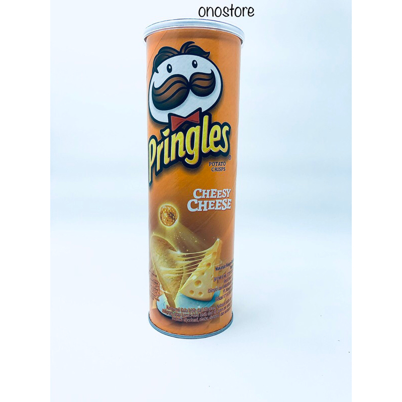 Jual Pringles Potato Crispy 102 Gram Cheesy Cheese | Shopee Indonesia
