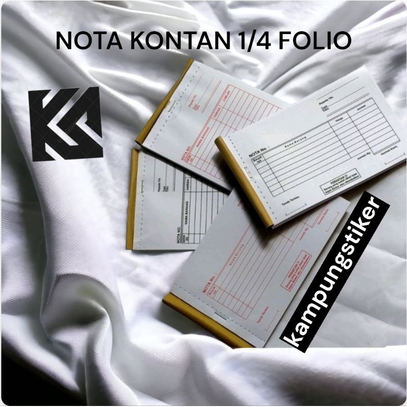 Jual NOTA KONTAN 1 PLY / NOTA BON / ISI 50 LEMBAR 1 PLAY / 1/4 FOLIO ...