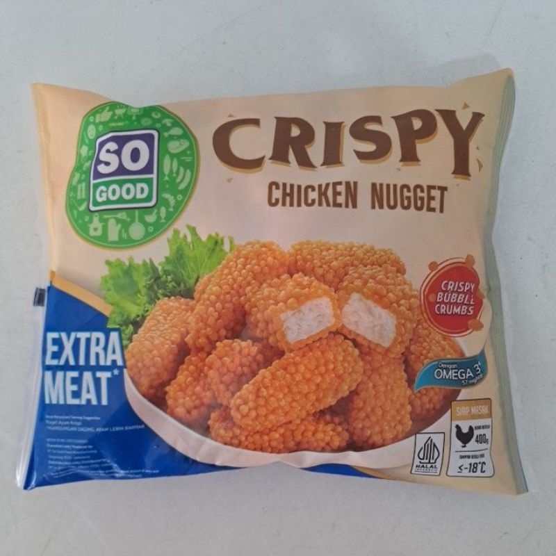 Jual so good crispy chicken nugget 400gr | Shopee Indonesia