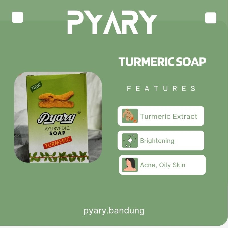 Jual [ Official Store ] Sabun Turmeric Pyary Original BPOM RI | Agen ...