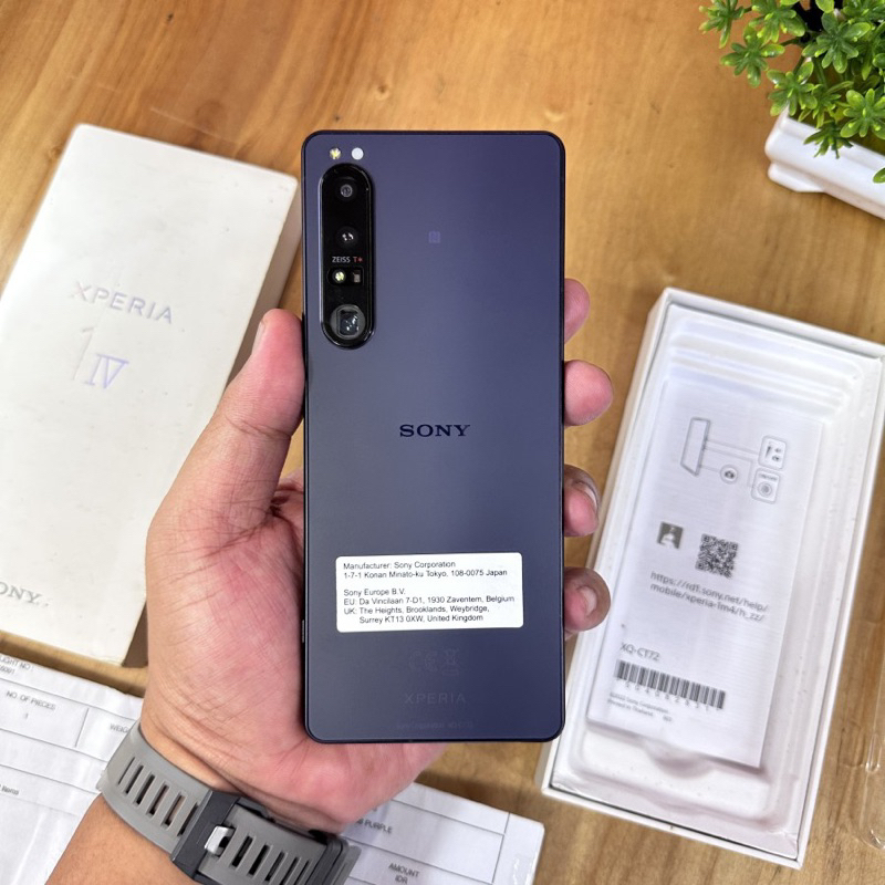 Jual Sony xperia 1 IV Mark 4 5G 12GB 256GB Deep Purple Pajak resmi ...