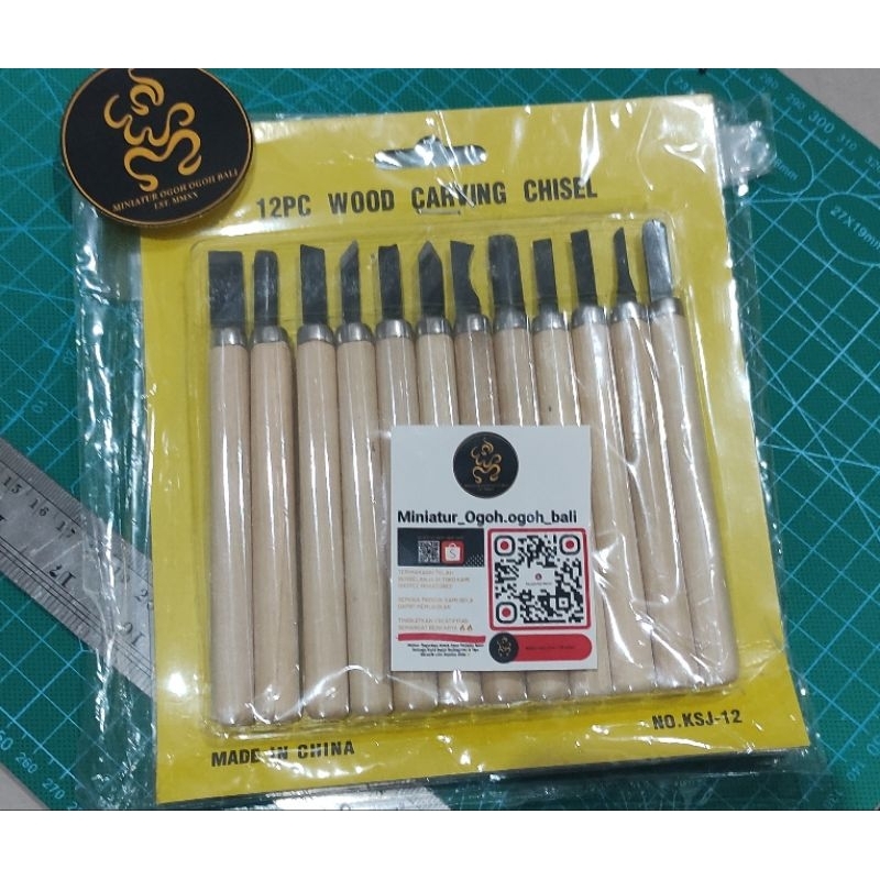 Jual 1 Set Wood Carving Art Knife - Pisau Ukir Kayu Bahan Metal (Cek ...