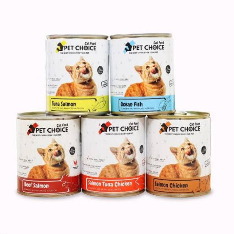 Jual Makanan Kucing Halal Pet Choice Kaleng 340gr | Shopee Indonesia