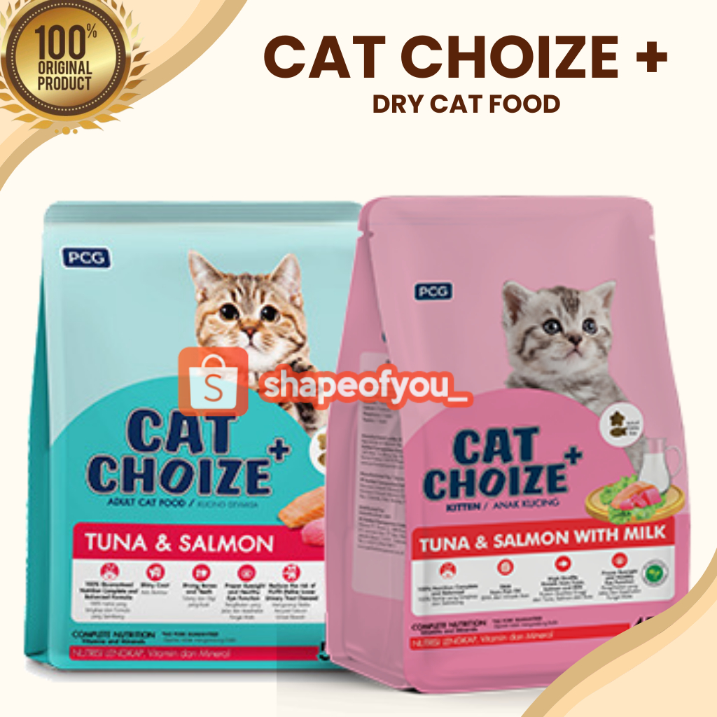 Jual Cat Choize Plus Adult 500gr dan Cat Choize+ Kitten 450gr Cat Dry ...