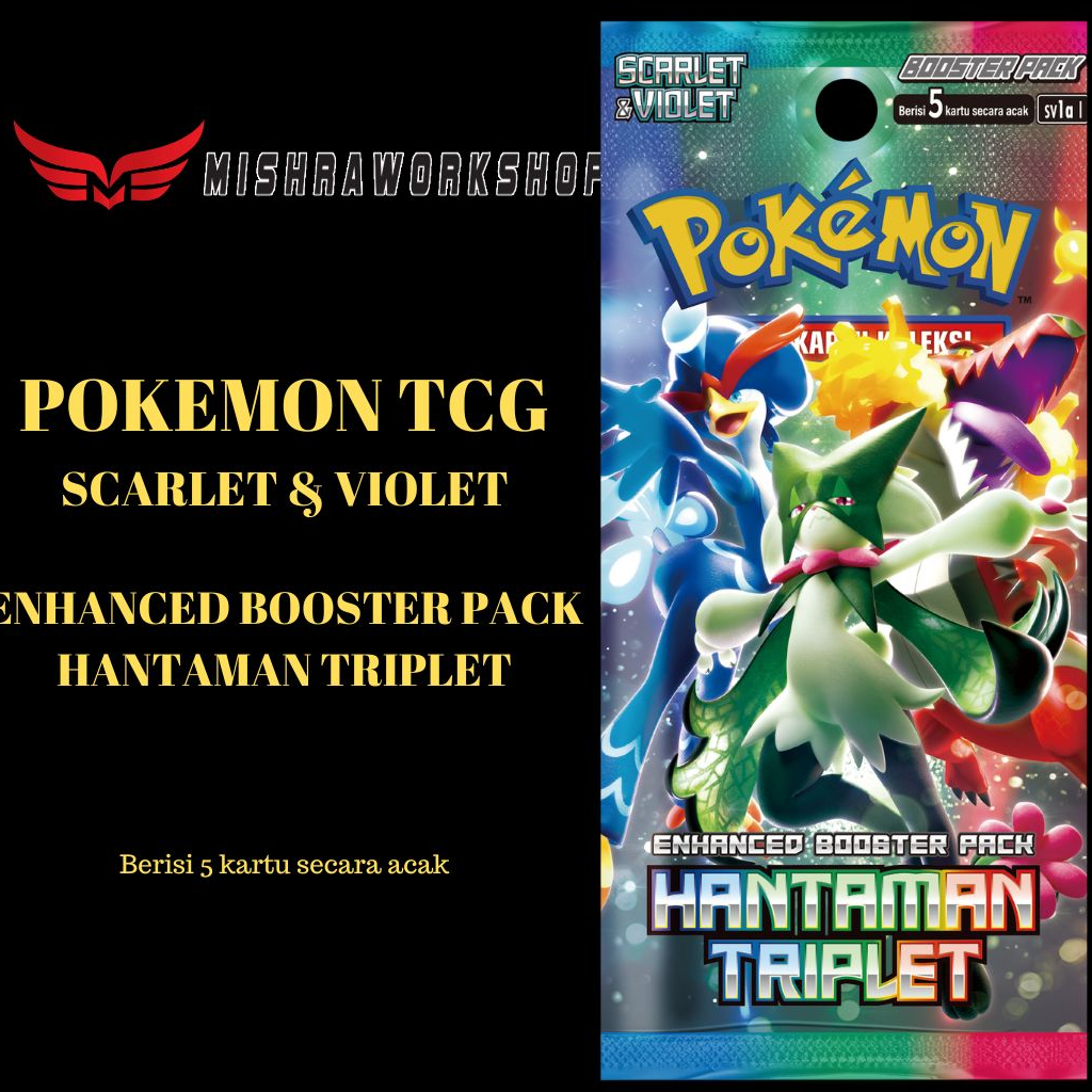 Jual Pokemon TCG | Hantaman Triplet SV1a | Booster Pack | Shopee Indonesia