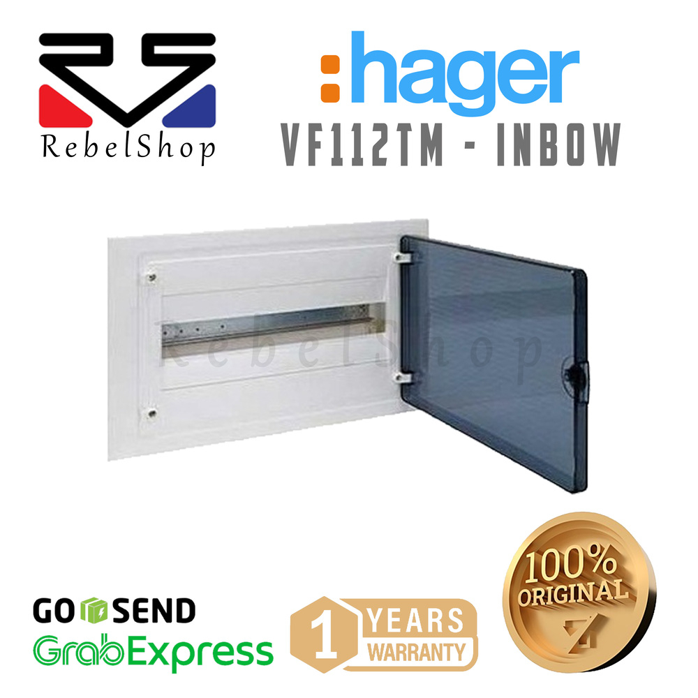 Jual Hager Kotak Box MCB Inbow Tanam VF112TM Transparant 12 Modul ...