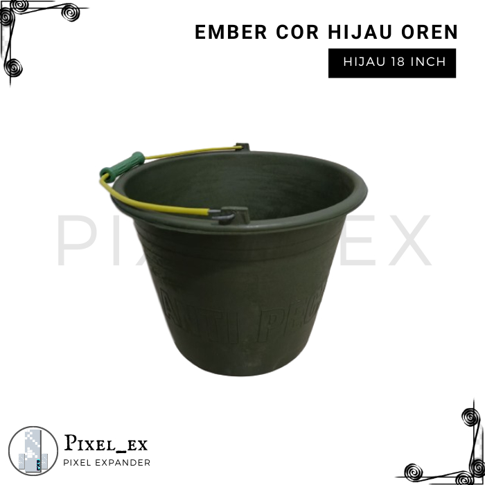Jual Ember Cor Bangunan Semen Acian Anti Pecah Hijau 18 | Shopee Indonesia