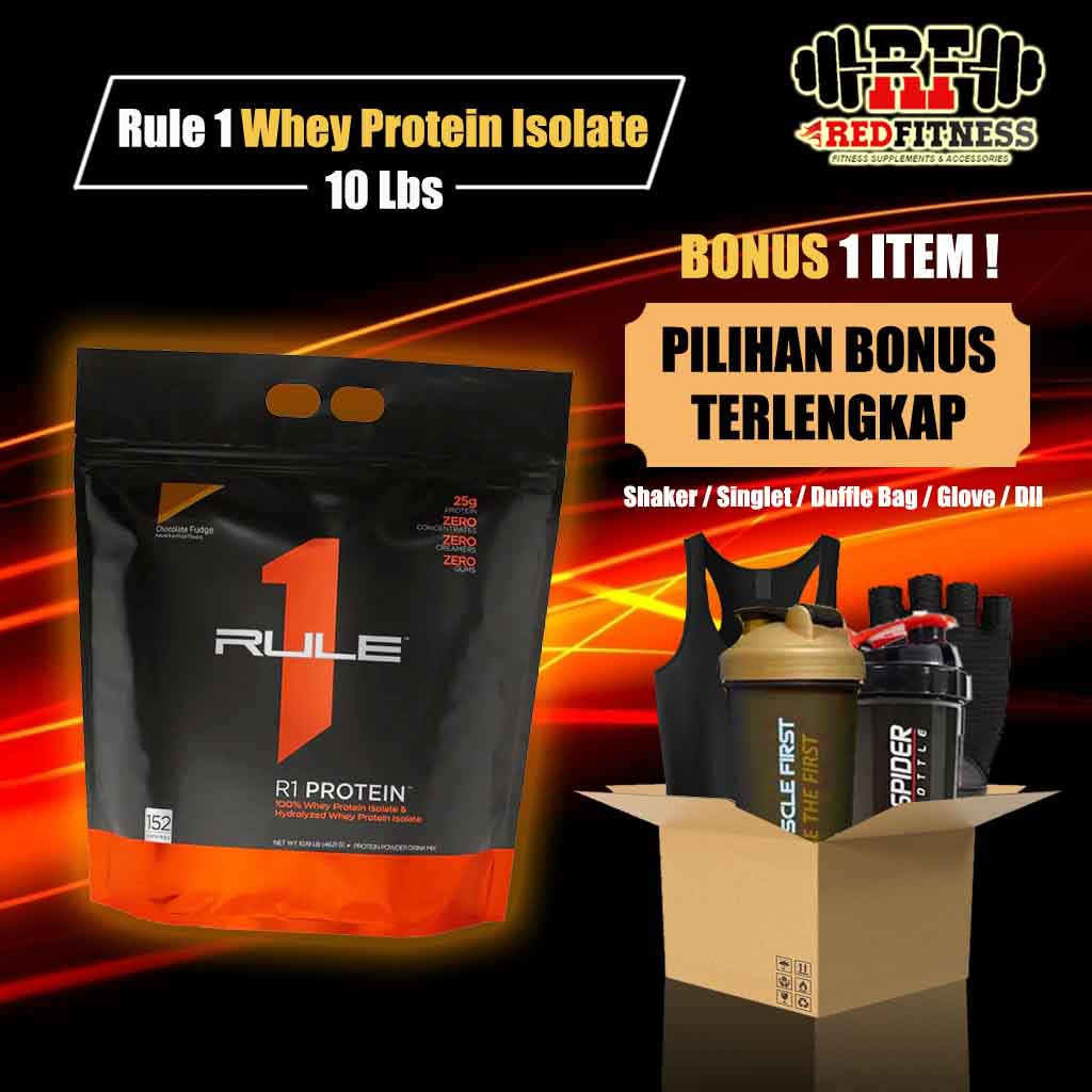 Jual Rule 1 Whey Protein Isolate 10 lbs / Rule1 Rule One Ruleone Whey ...