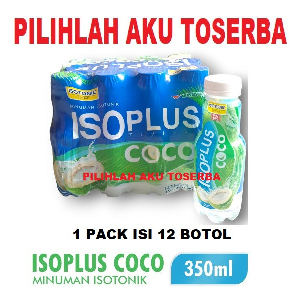 Jual ISOPLUS COCO Minuman Isotonik 350 ml - ( 1 pack isi 12 btl ...