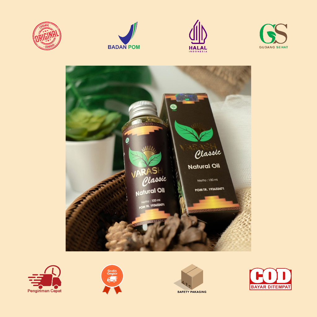 Jual Manado Minyak Varash Classic Natural Oil 100 ML Minyak Balur Asli Bali | Shopee Indonesia