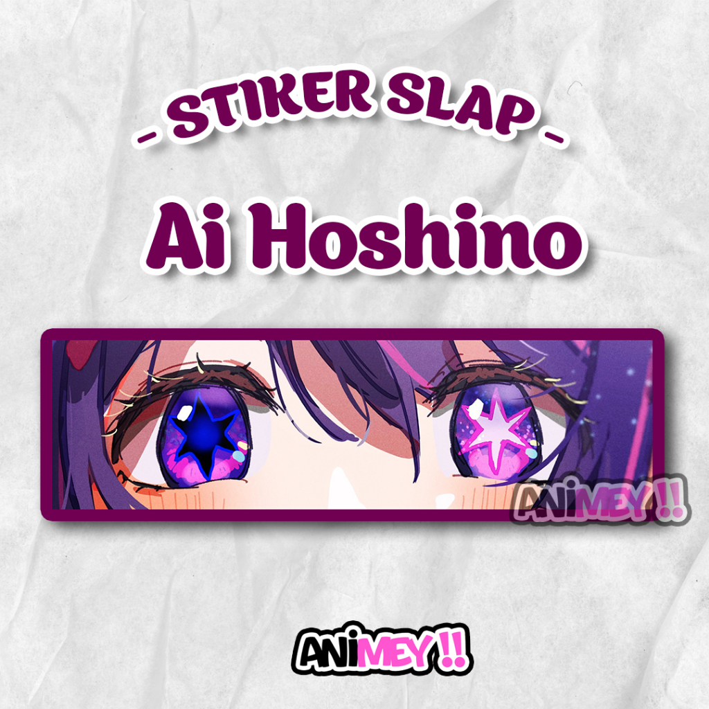 Jual Stiker Slap Ai Hoshino / Sticker Slap Anime Waterproof | Shopee ...