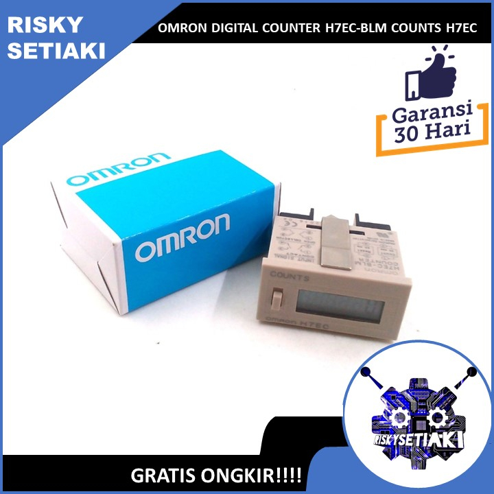 Jual OMRON DIGITAL COUNTER H7EC-BLM COUNTS H7EC TOTALIZER ALAT HITUNG ...