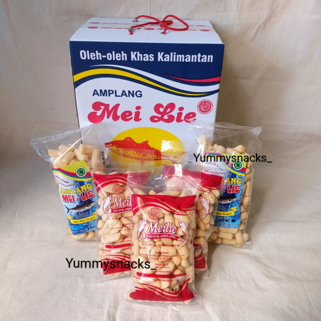 Jual Amplang Meilie, Kerupuk Krupuk Ikan Tenggiri Mei Lie Oleh2 Khas ...